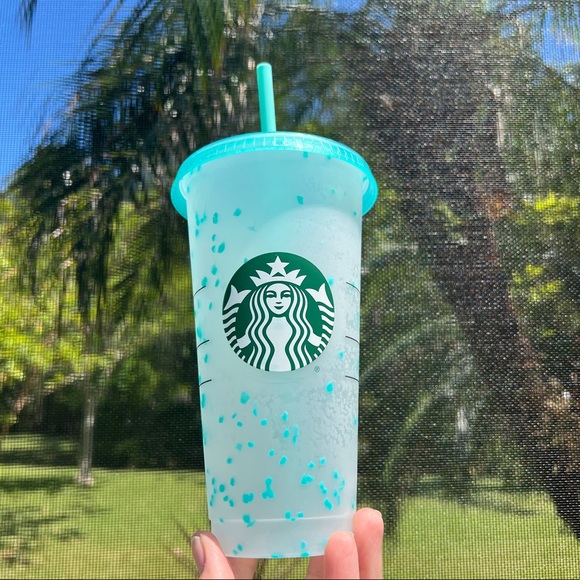 Starbucks | Other | Starbucks Turquoise Color Changing Confetti ...